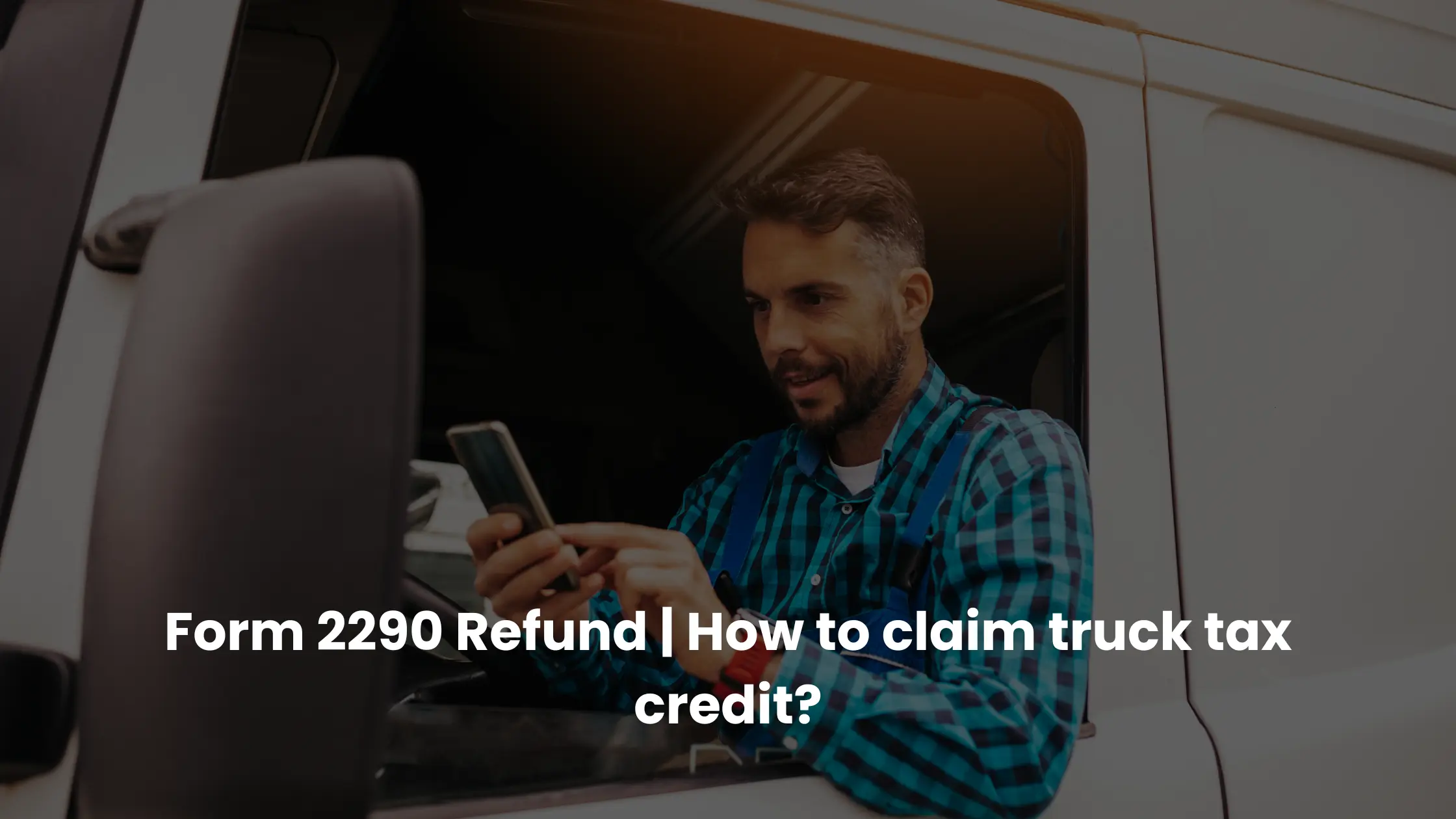 Form 2290 Refund